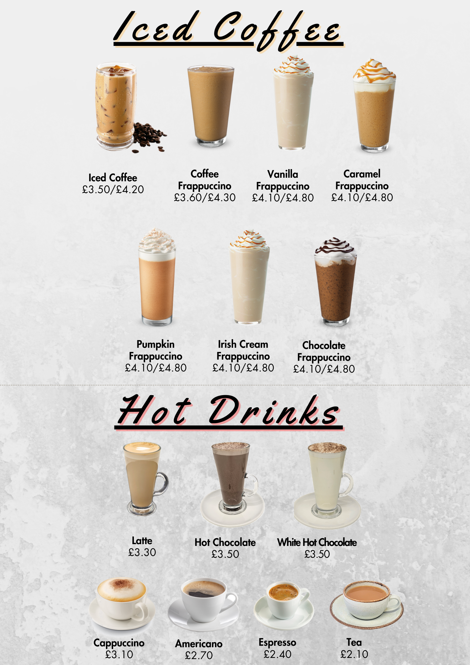 Drinks Menu – Cafe Leo's